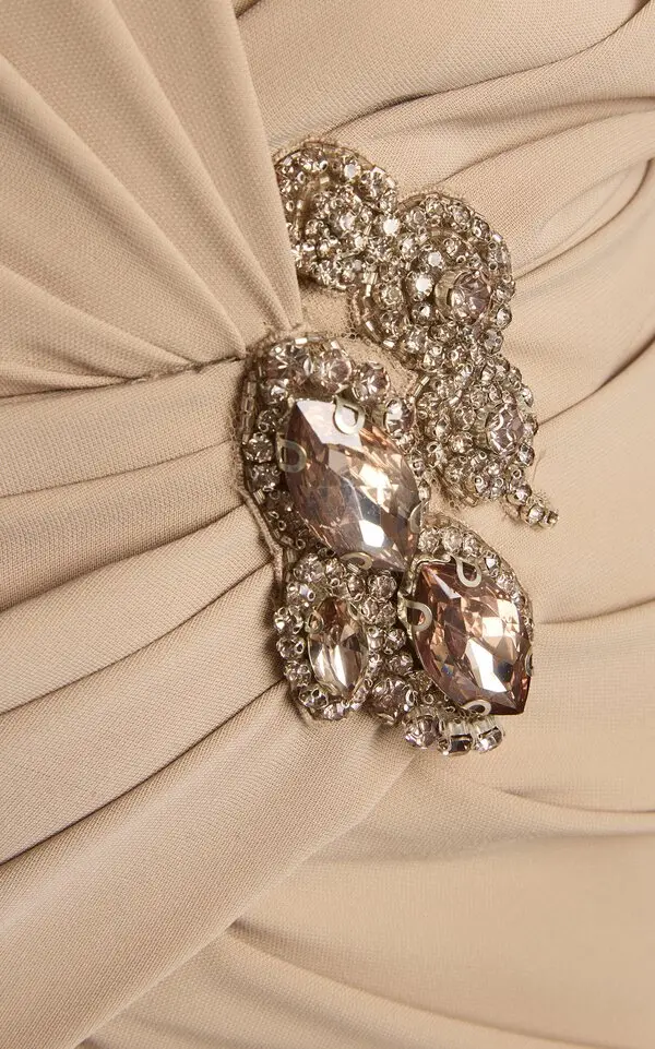 Zuhair Murad Long-sleeved Wrap Maxi Dress