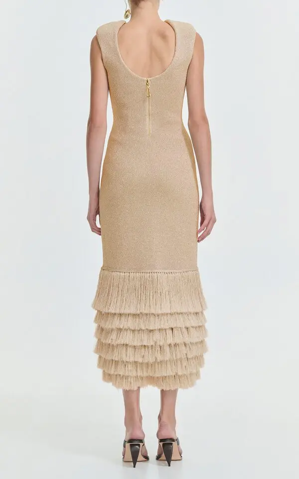 Aje Breeze Knit Midi Dress