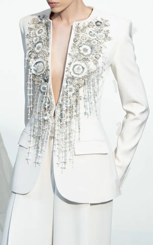 Zuhair Murad Bead Embroidered Jacket