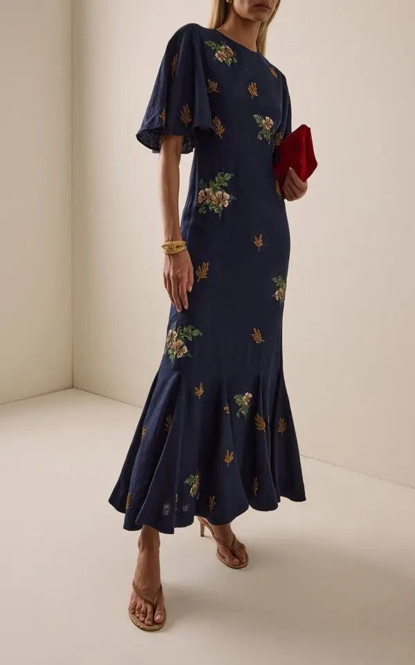 Agua Bendita Ave Anhelo Maxi Dress