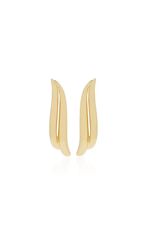 ANITA KO Eclipse 18k Yellow Earrings