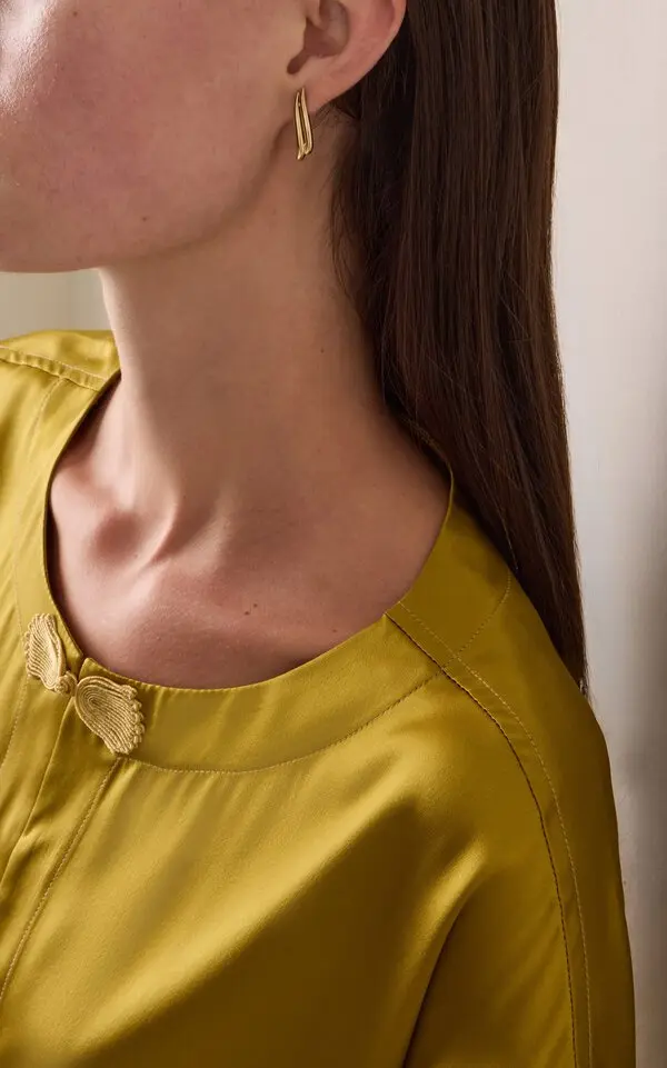 ANITA KO Eclipse 18k Yellow Earrings