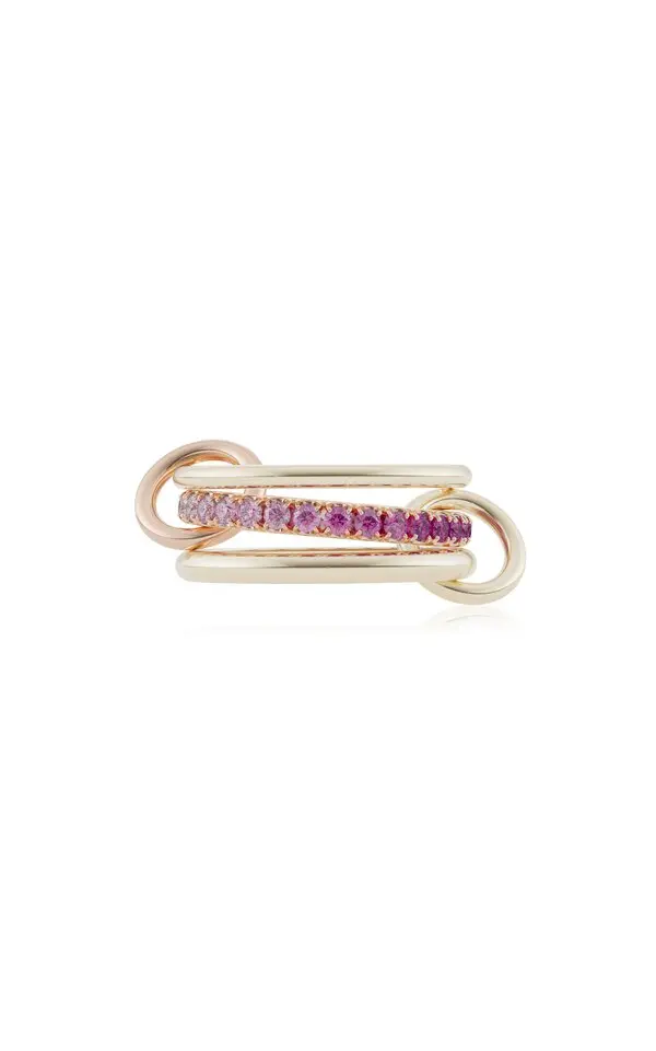 SPINELLI KILCOLLIN 18k Yellow And Rose Pink Sapphire Ring