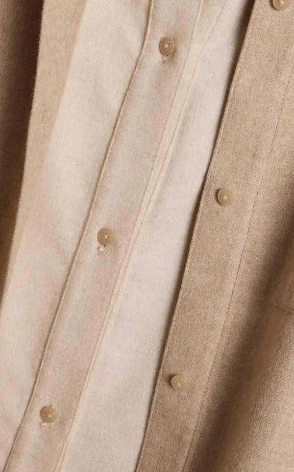 TWP Lattache Wool, Silk And Cashmere Shirt