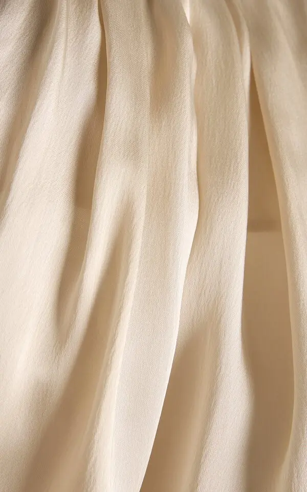 Zuhair Murad Scarf-detail Satin Top