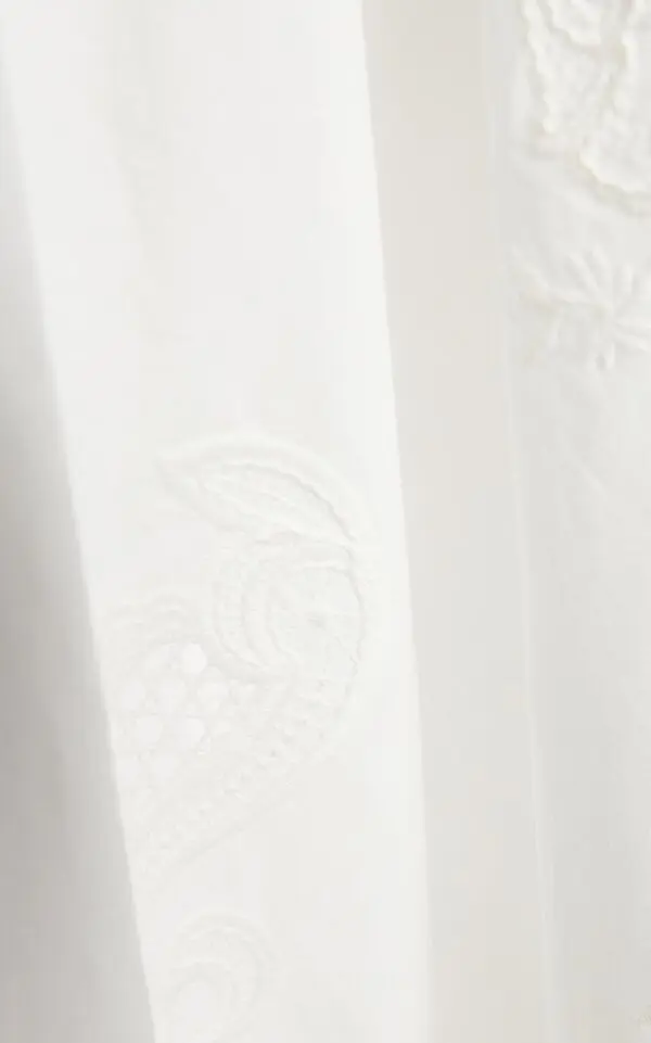 Zuhair Murad Lace-insert Cotton Maxi Dress