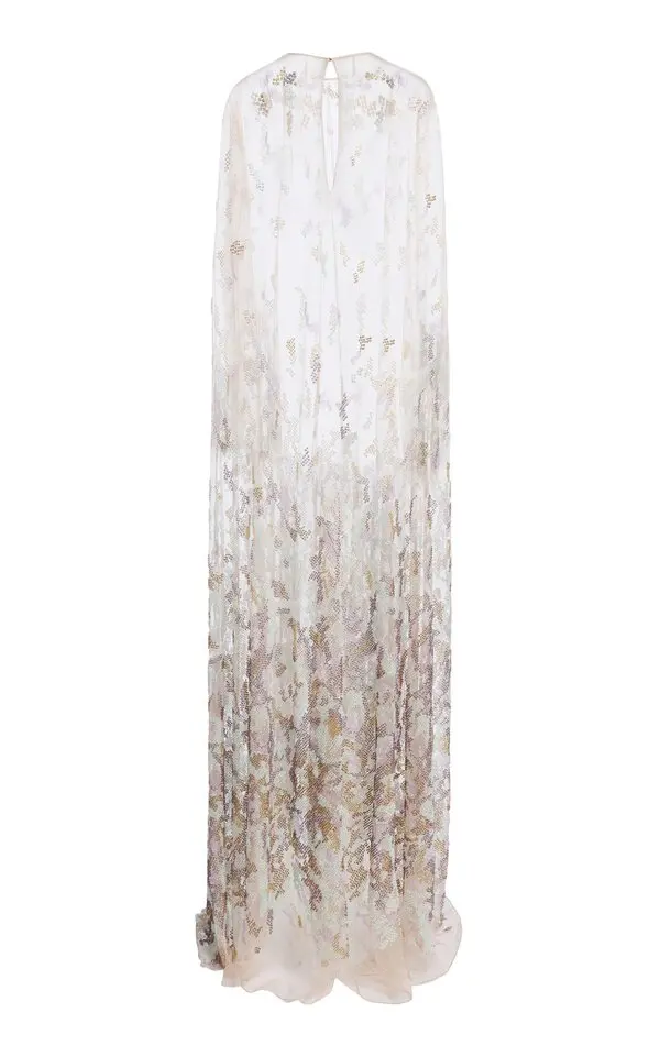Zuhair Murad Embroidered Sheer Caftan - Multi