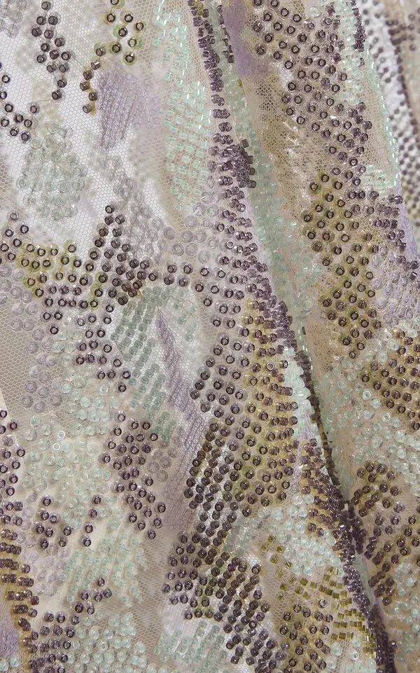 Zuhair Murad Embroidered Sheer Caftan - Multi
