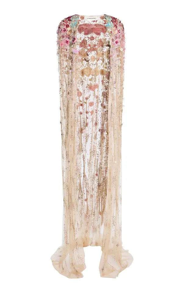 Zuhair Murad Bead Embroidered Cape