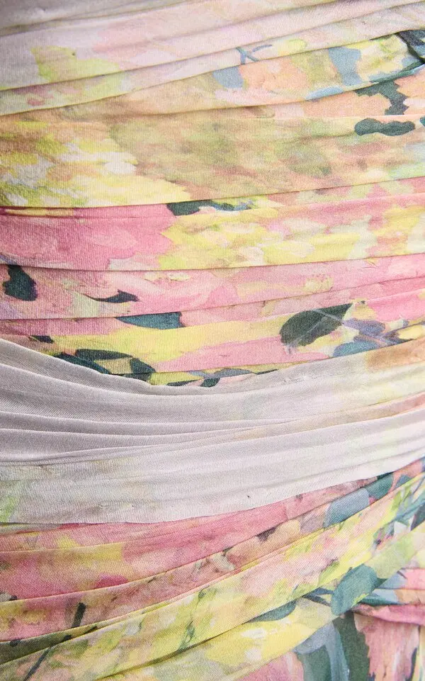Zuhair Murad Floral- Silk-charmeuse Maxi Dress