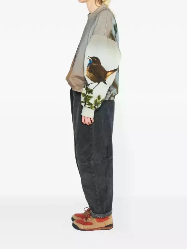 ANNTIAN Bird-print Sweatshirt