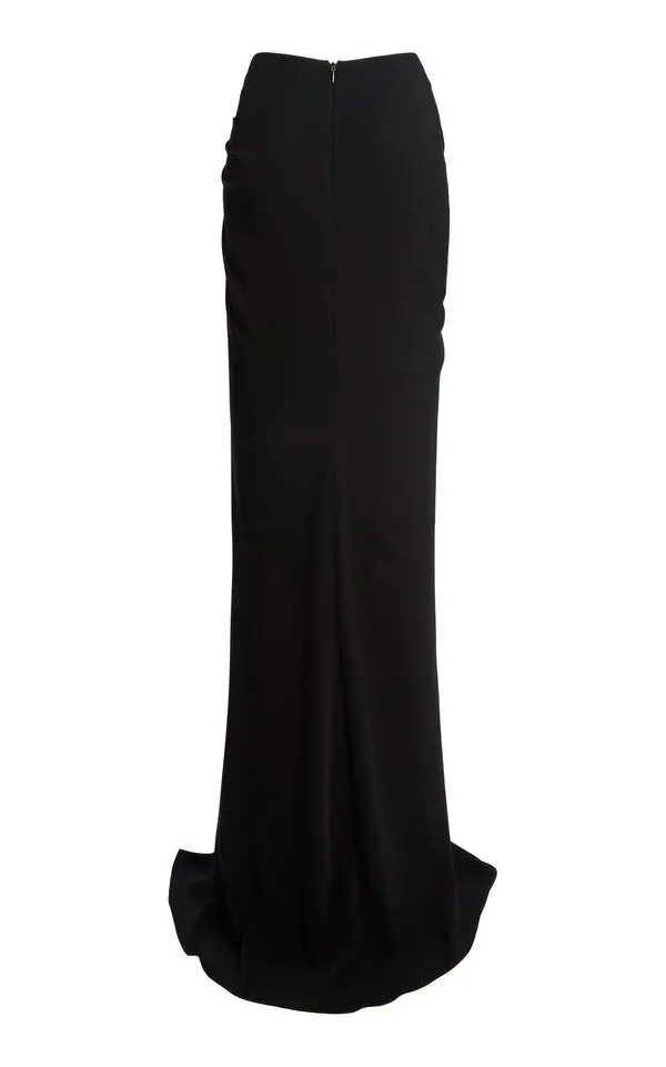 Zuhair Murad Side Slit Cady Maxi Skirt