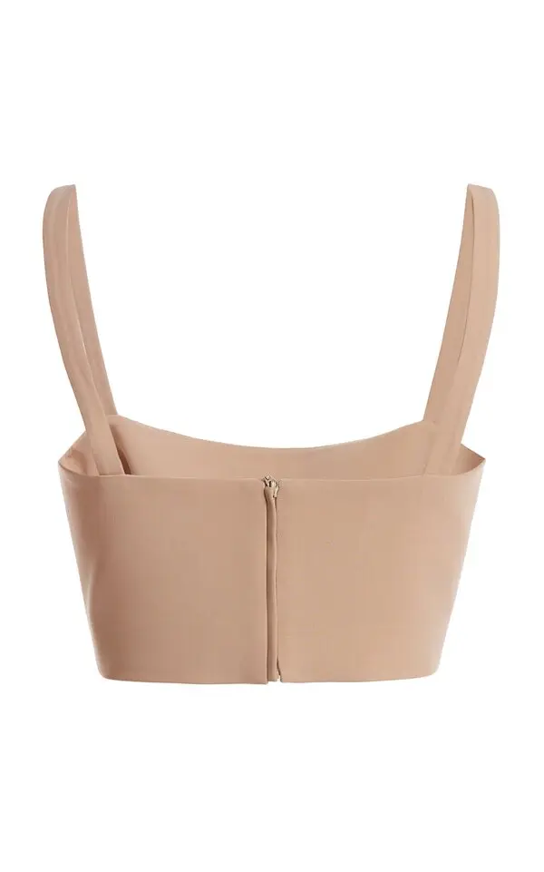 Zuhair Murad Embroidered Crop Top
