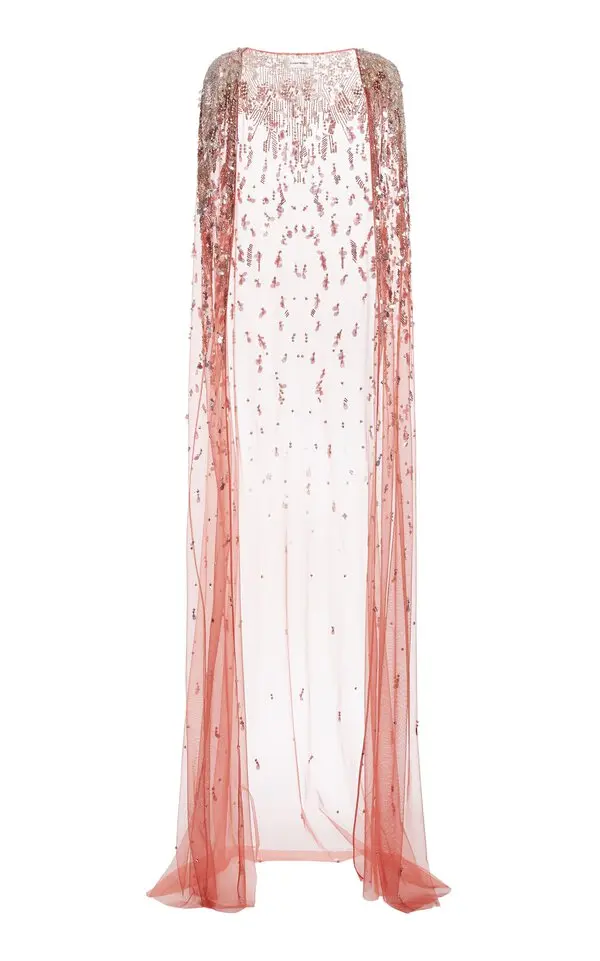 Zuhair Murad Embroidery-embellished Cape
