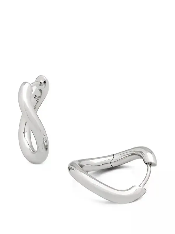Tom Wood Large River Hoop Earrings