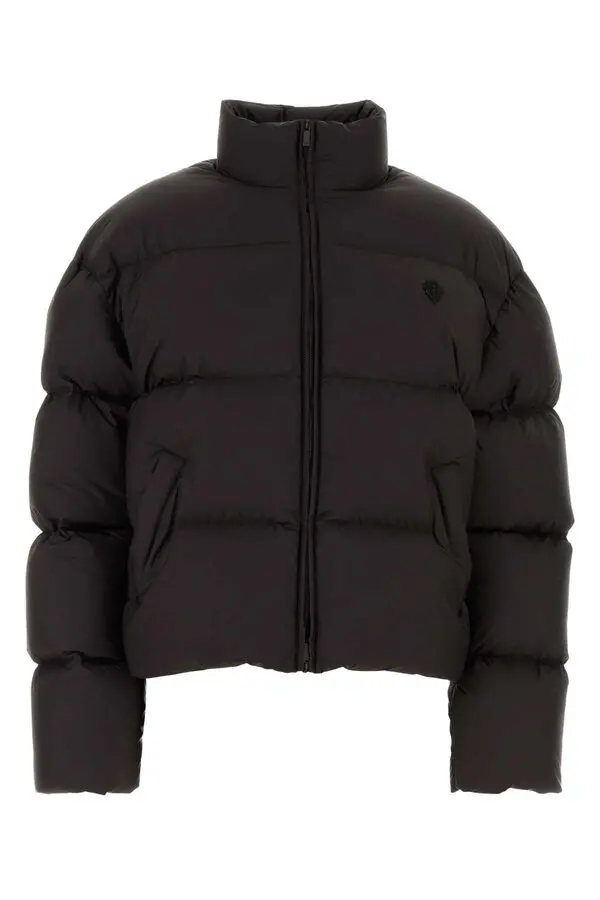 Gucci Dark Polyester Down Jacket - Brown