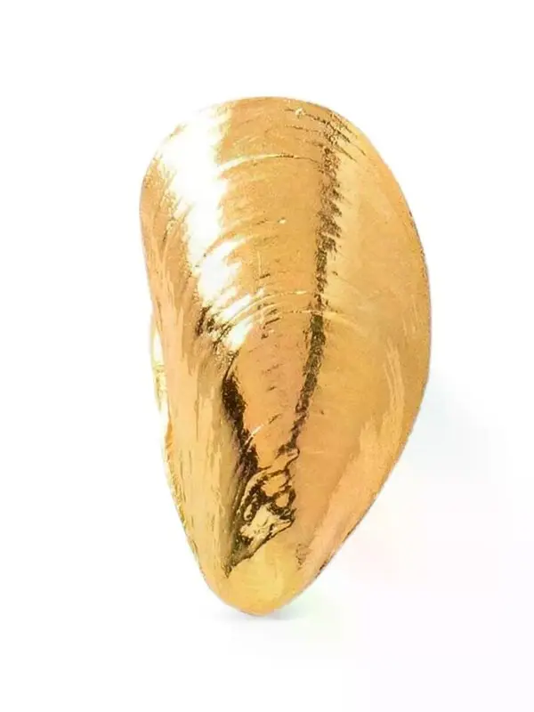 WOUTERS & HENDRIX Mussel-shell Stud Earring - Gold