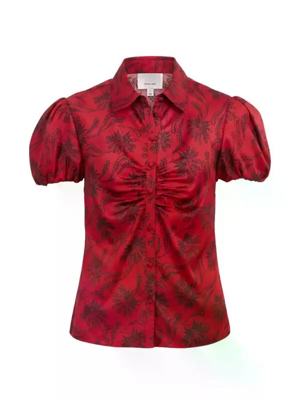 Cinq À Sept Solange Paisley Fan Top
