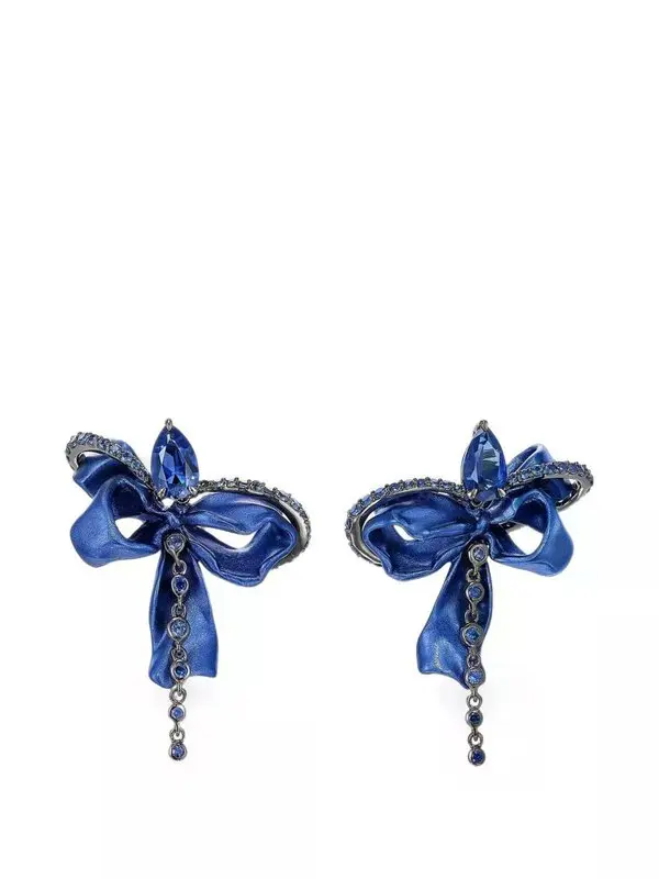 ANABELA CHAN Midnight Cupid's Bow Earrings - Black