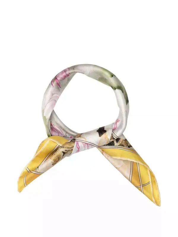 ELIZABETTA Odetta Floral-print Silk Scarf