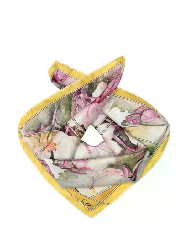 ELIZABETTA Odetta Floral-print Silk Scarf
