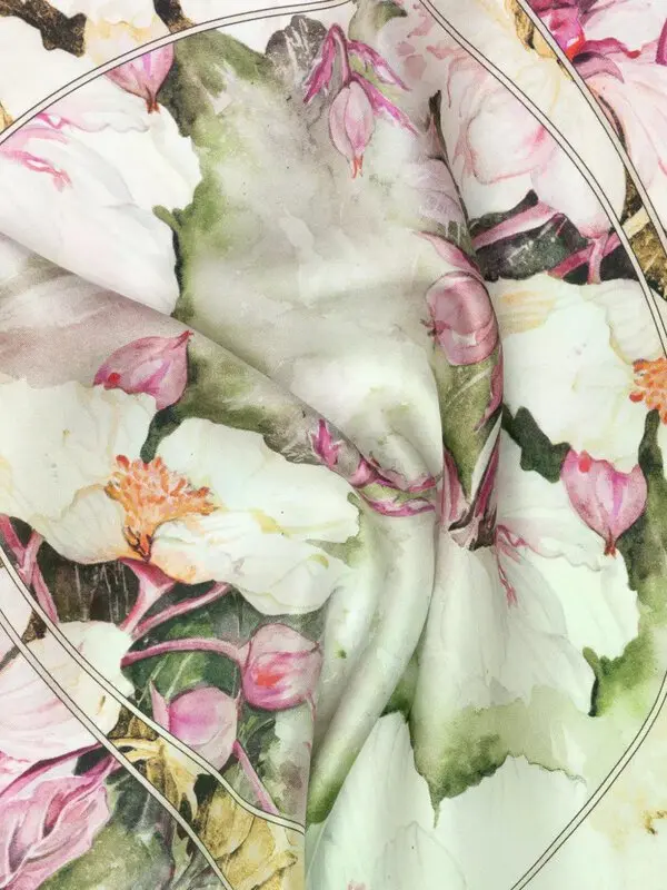 ELIZABETTA Odetta Floral-print Silk Scarf