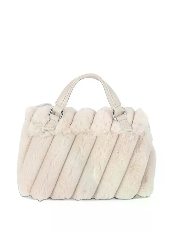 ZANELLATO Postina Fiocco Faux-fur Shoulder Bag