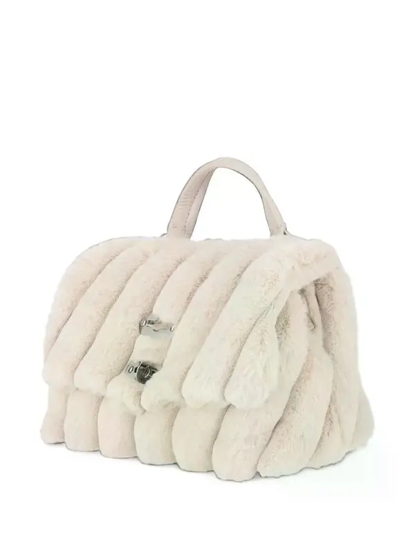 ZANELLATO Postina Fiocco Faux-fur Shoulder Bag