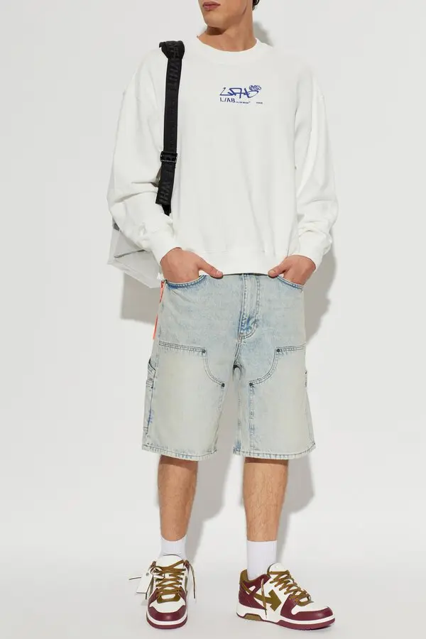 L/AB C/O OFF-WHITE Sweatshirt With Printed Logo