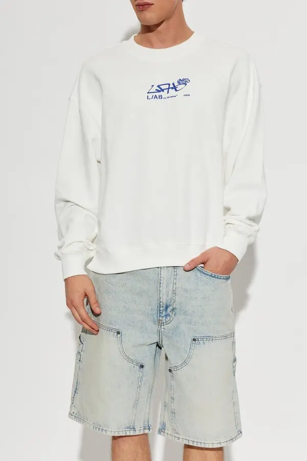 L/AB C/O OFF-WHITE Sweatshirt With Printed Logo