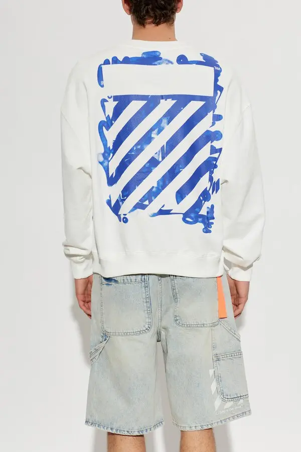 L/AB C/O OFF-WHITE Sweatshirt With Printed Logo