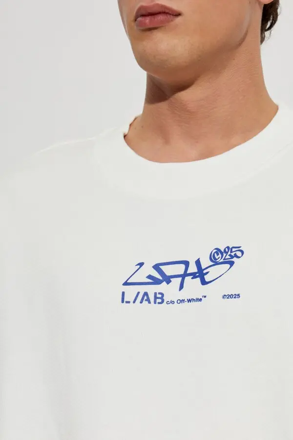 L/AB C/O OFF-WHITE Sweatshirt With Printed Logo