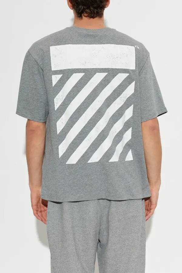 L/AB C/O OFF-WHITE Printed Logo T-shirt