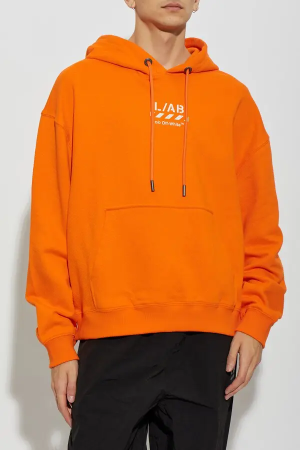 L/AB C/O OFF-WHITE Hooded Sweatshirt