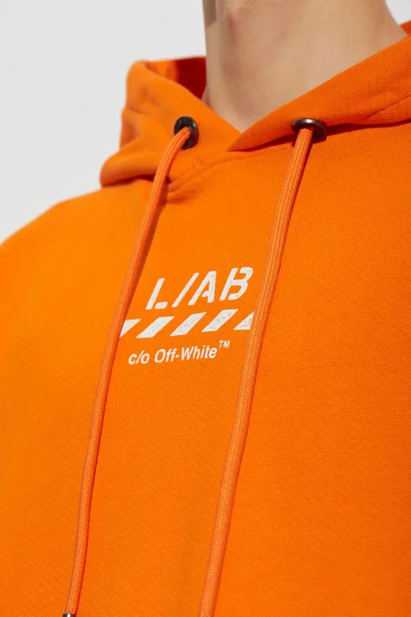 L/AB C/O OFF-WHITE Hooded Sweatshirt