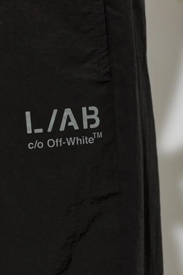 L/AB C/O OFF-WHITE Nylon Track Pants