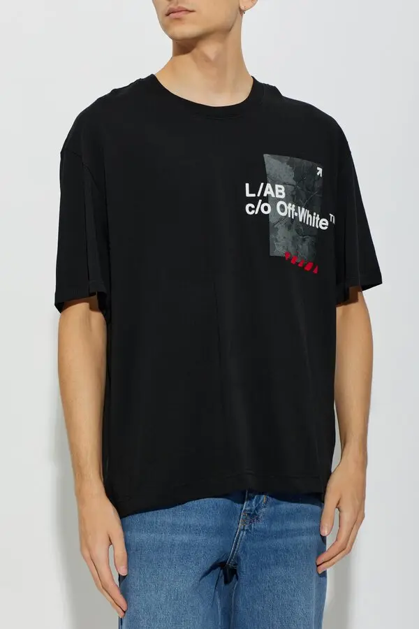 L/AB C/O OFF-WHITE Printed T-shirt