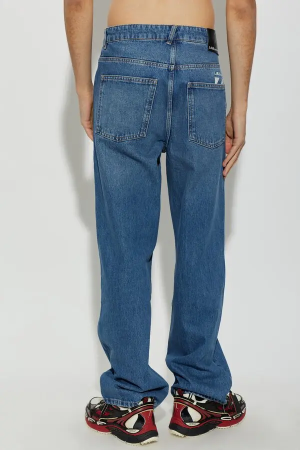 L/AB C/O OFF-WHITE Jeans With Printed Logo