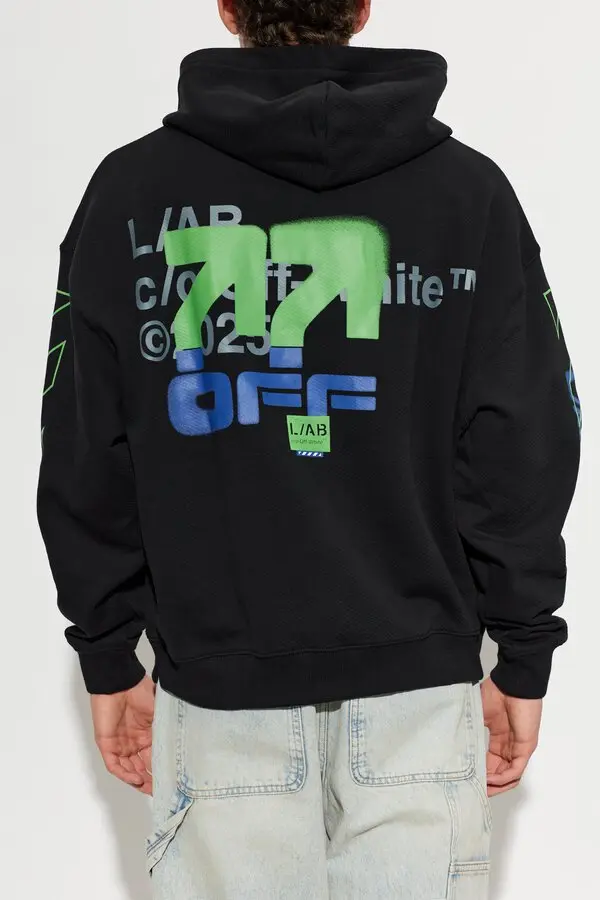 L/AB C/O OFF-WHITE Hooded Sweatshirt