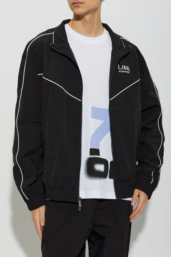 L/AB C/O OFF-WHITE Light Jacket With A Stand-up Collar