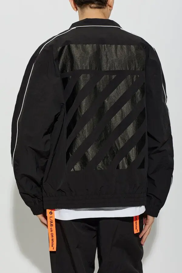 L/AB C/O OFF-WHITE Light Jacket With A Stand-up Collar