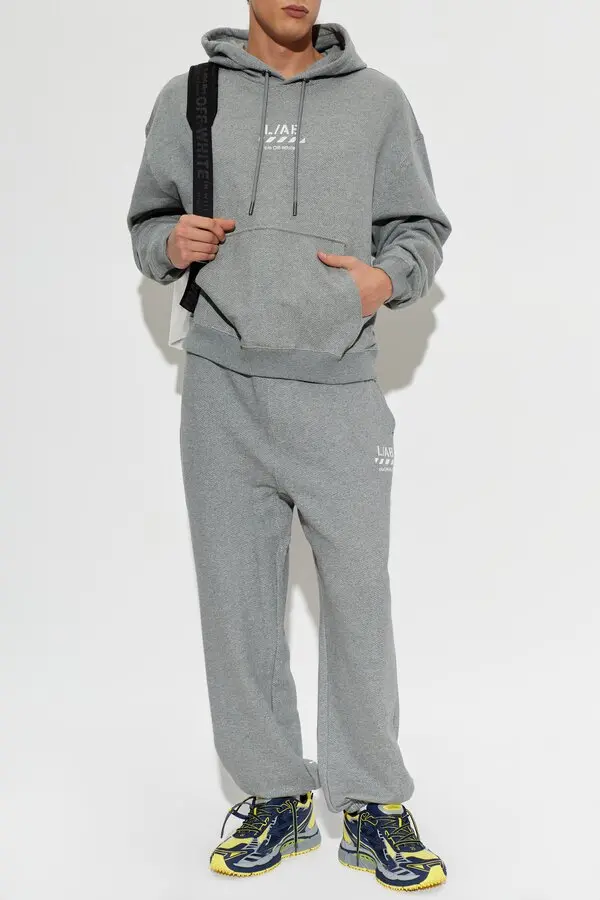 L/AB C/O OFF-WHITE Sweatpants With Printed Logo