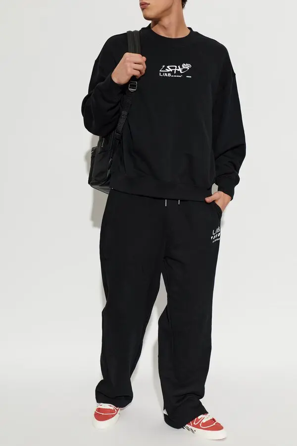 L/AB C/O OFF-WHITE Logo-print Sweatshirt