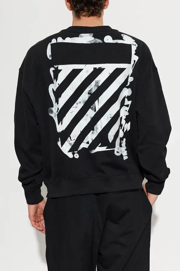 L/AB C/O OFF-WHITE Logo-print Sweatshirt