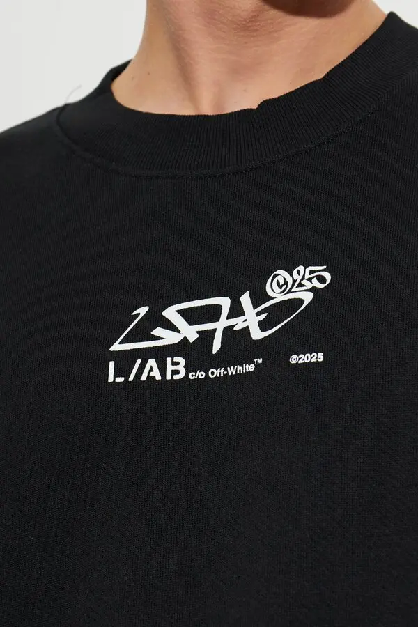 L/AB C/O OFF-WHITE Logo-print Sweatshirt