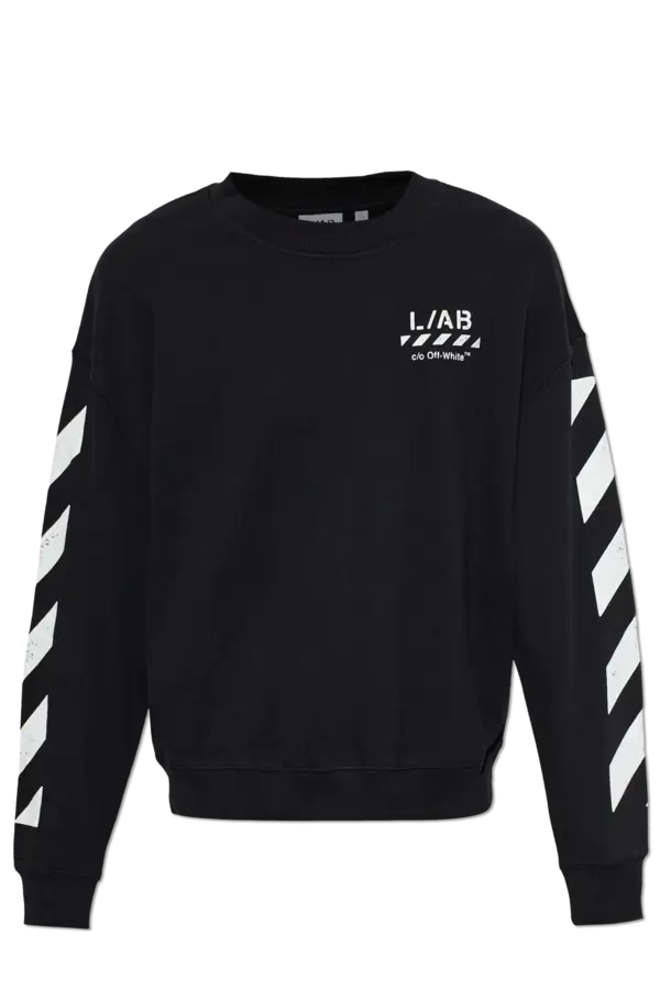 L/AB C/O OFF-WHITE Printed Logo Sweatshirt