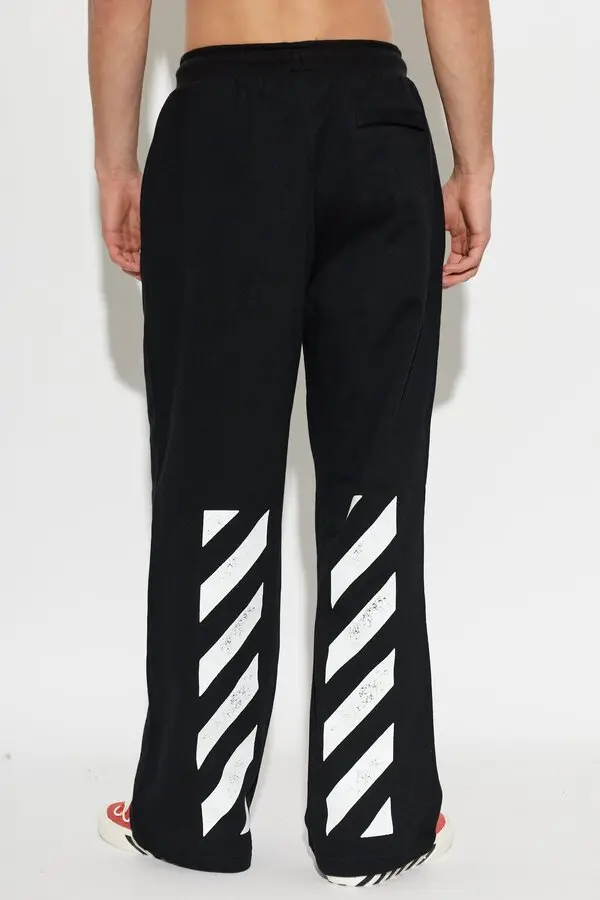 L/AB C/O OFF-WHITE Track Pants With Printed Logo