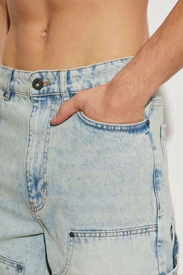 L/AB C/O OFF-WHITE Denim Shorts