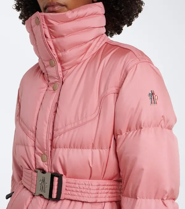 Moncler Karshi Belted Down Ski Jacket