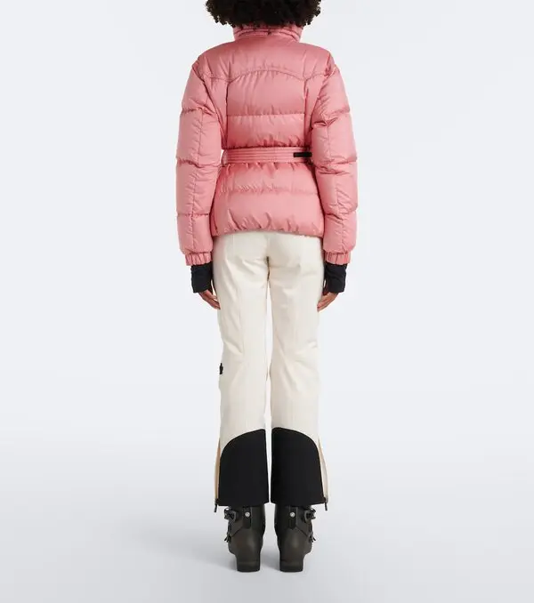 Moncler Karshi Belted Down Ski Jacket